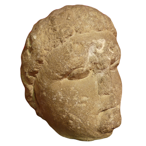 Celtic stone head. Exceptional origin.
